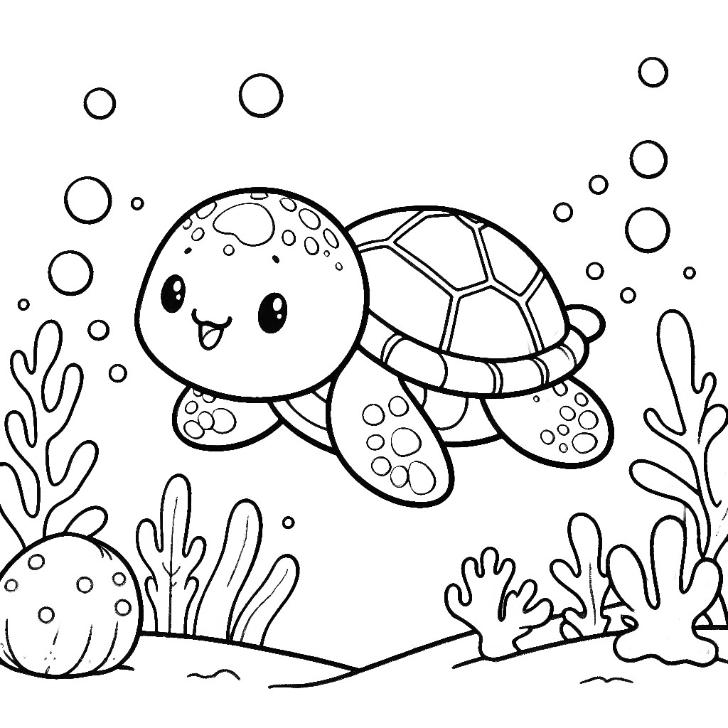 Animals Water Coloring Pages